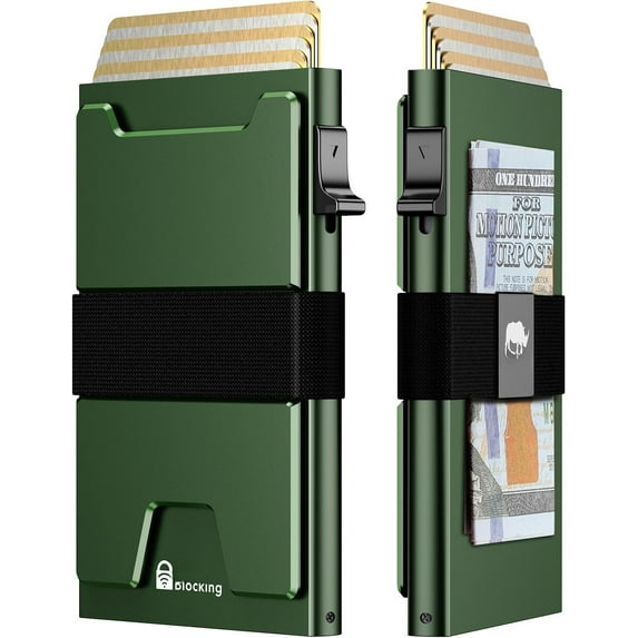 Card Wallet for Men Slim: Minimalist Wallet For Men - RFID Blocking Pop ...