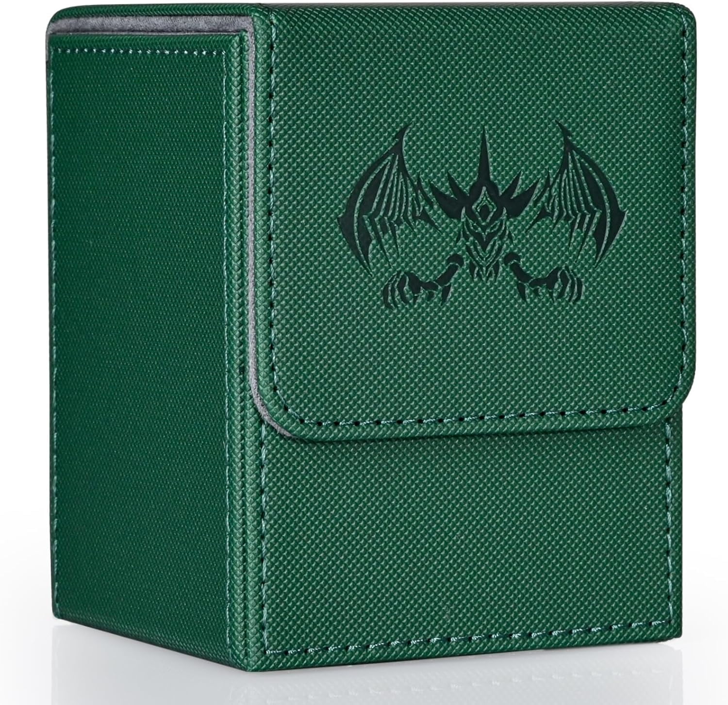 Card box, over 100 card boxes, 2 partitions, PU leather storage box ...