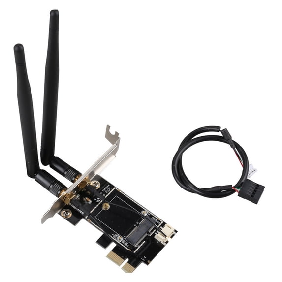 Card to PCIE-1X to NGFF-Ekey PCIE Laptop Pc WIFI WLAN Card Adapter ...