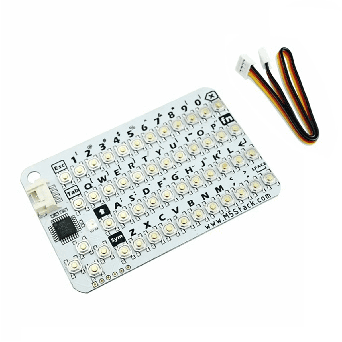 CardKB V1.1 Mini 50-Key QWERTY Keyboard Unit with ATMega8A MCU, , RGB ...