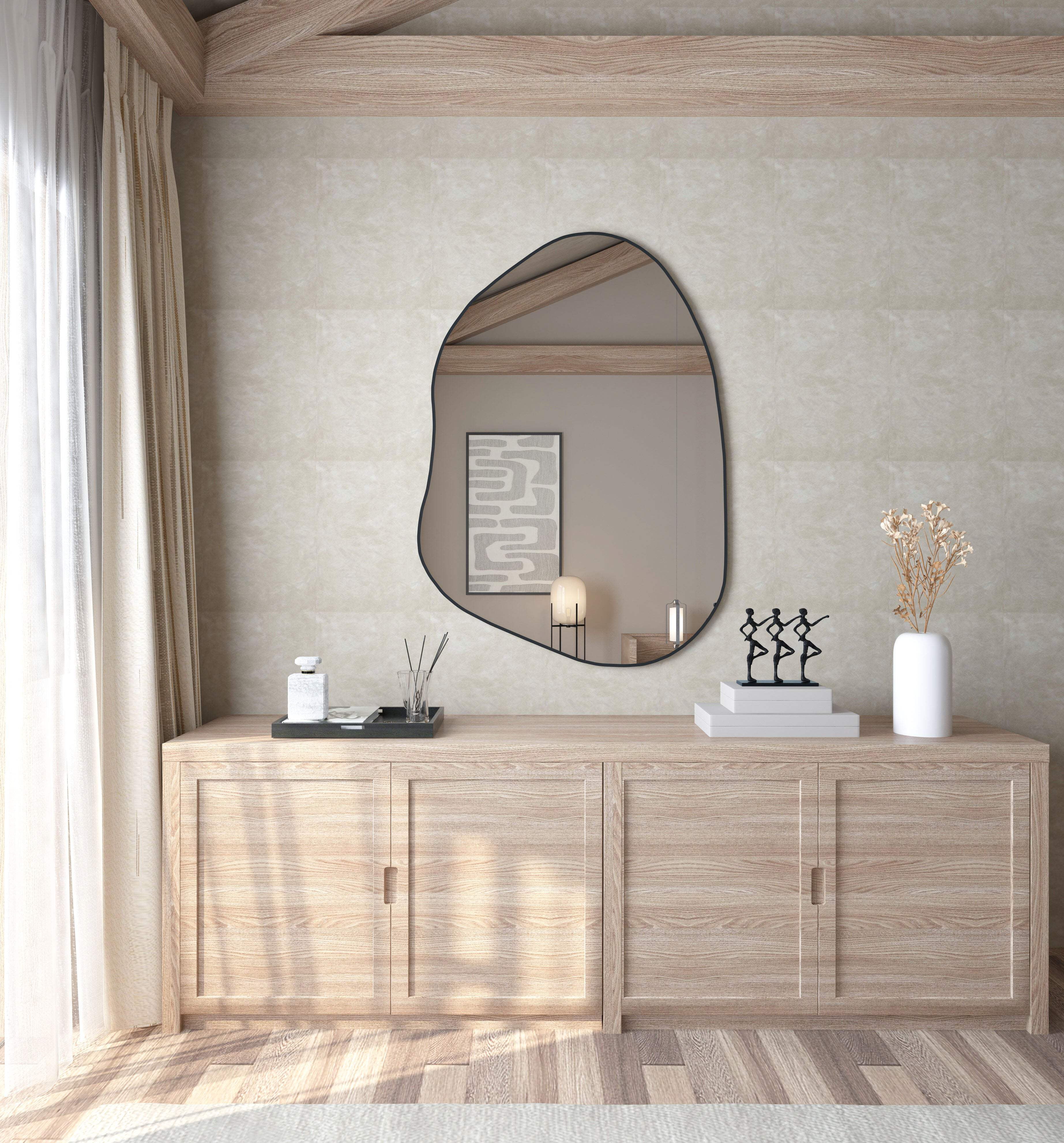 Cardak Asymmetrical Wall Mirror - Walmart.com
