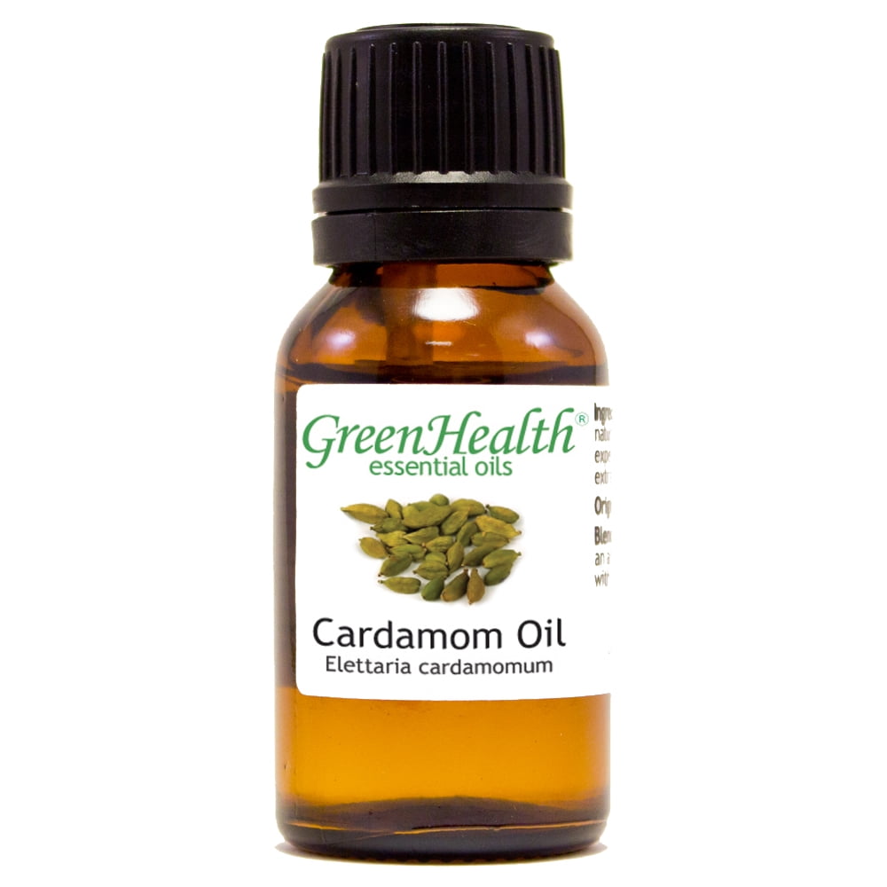 Cardamom Essential Oil 15 ml (1/2 fl oz) Glass Bottle w/ Euro Dropper ...