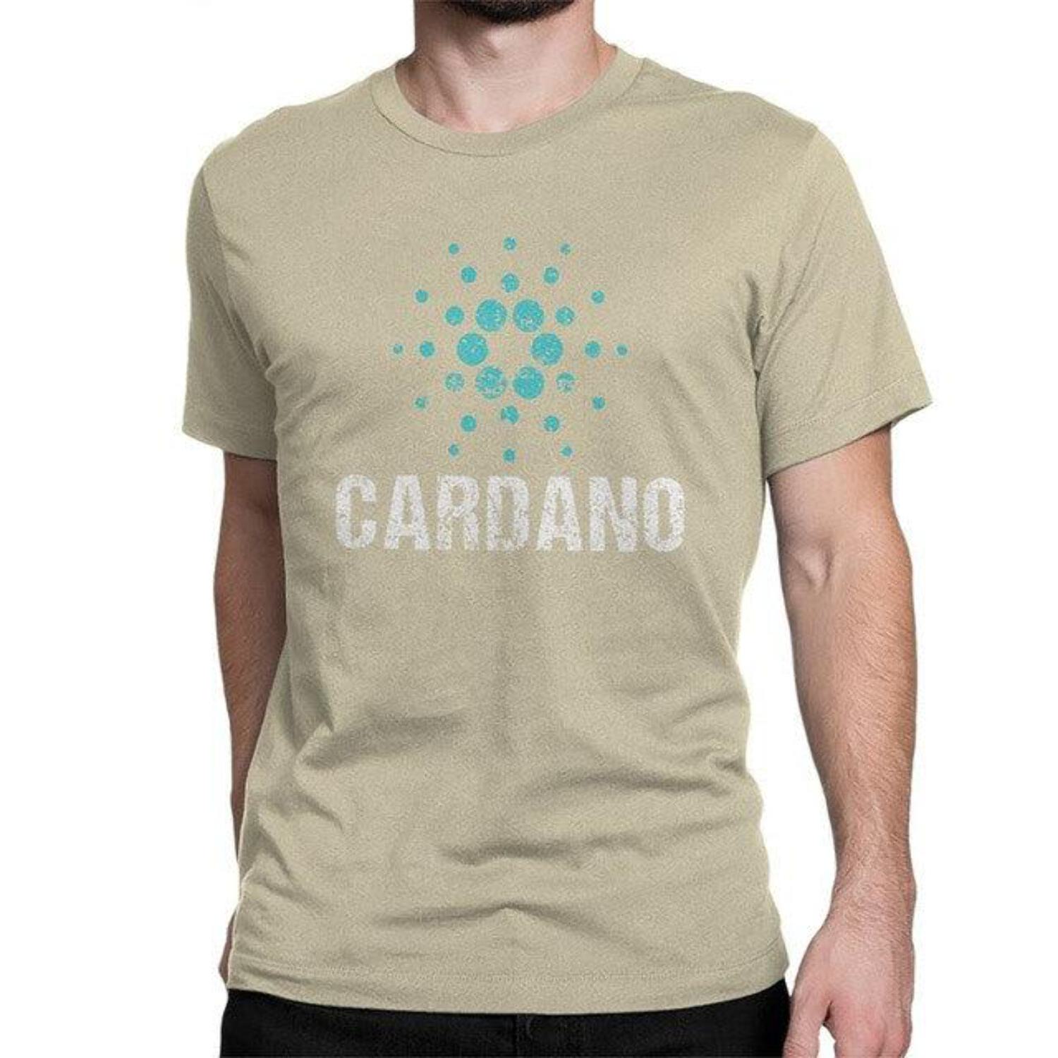 Cardano Ada Logo Cryptos Vintage T Shirts Men Cotton - Walmart.com