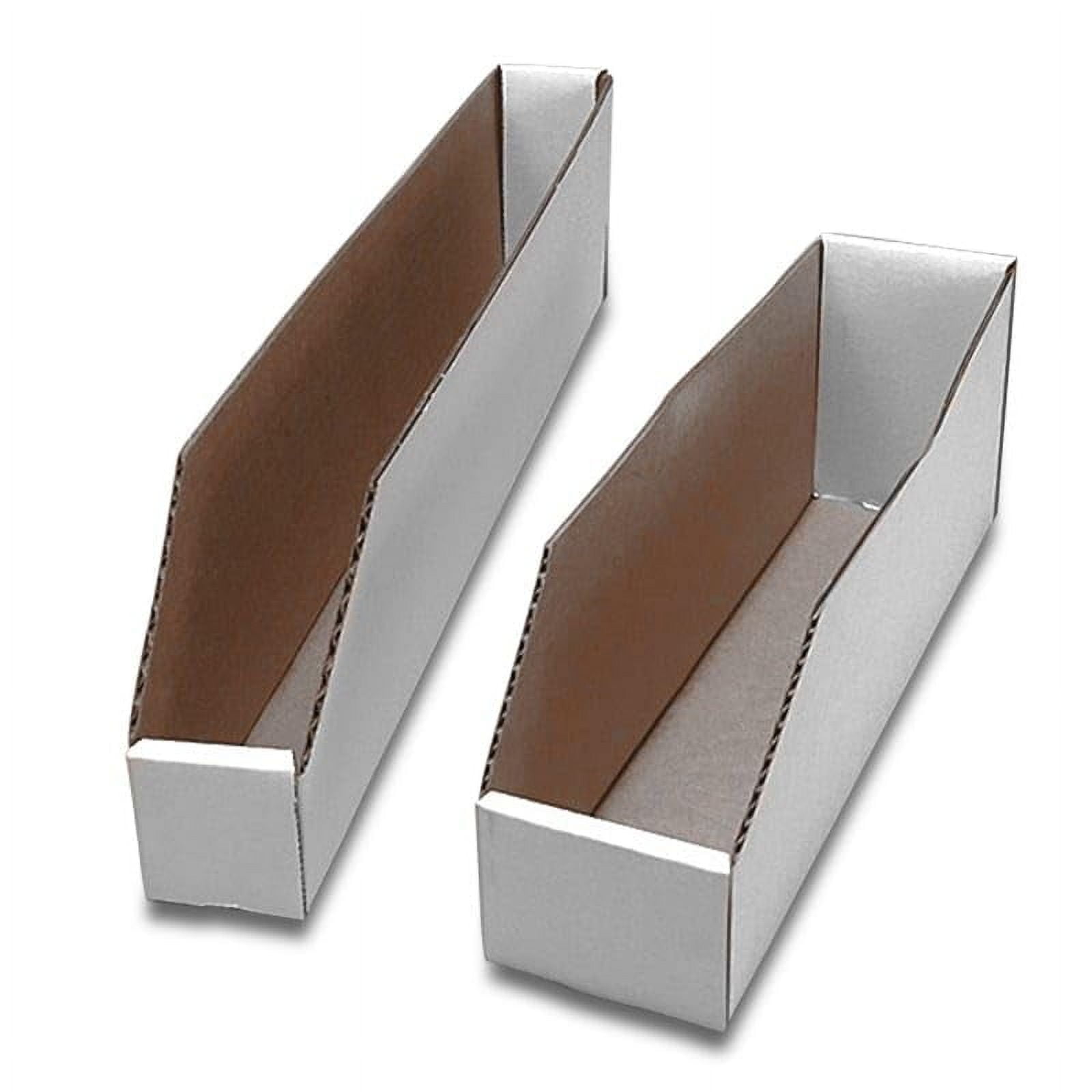 Cardboard Bin Box Storage 18" X 4" X 4 1/2" | Quantity: 50 - Walmart.com