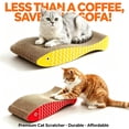 Cardboard Cat Scratcher Board, Corrugate Cat Scratcher for Indoor Cats ...