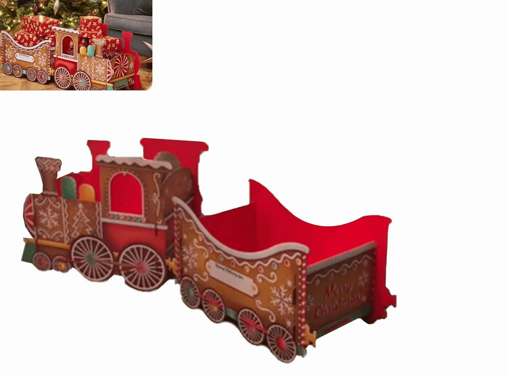 Cardboard Christmas Presents Train - Santa Gift Trains, Family ...