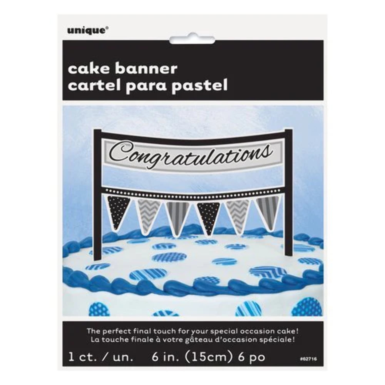 Cardboard Congratulations Cake Topper - Walmart.com