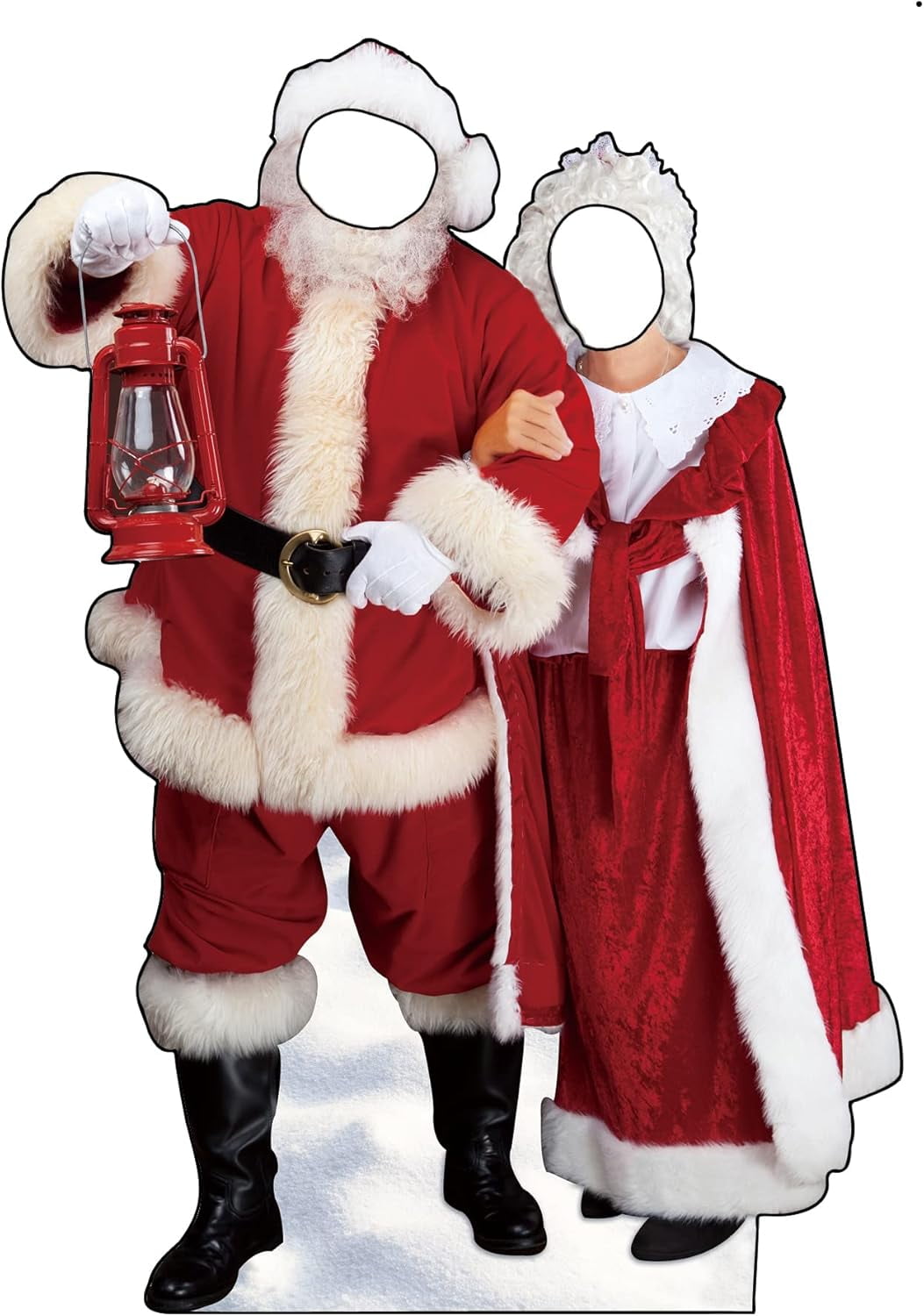 Cardboard Cutout Stand-in Santa for Christmas Standup, Waterpro, 1 ...