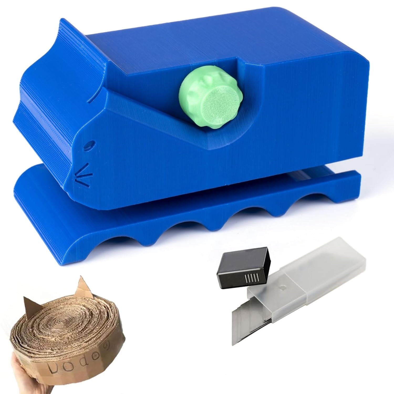 Cardboard Cutter for Cat Scratchers with 10pcs Blade,3D Printed Card ...
