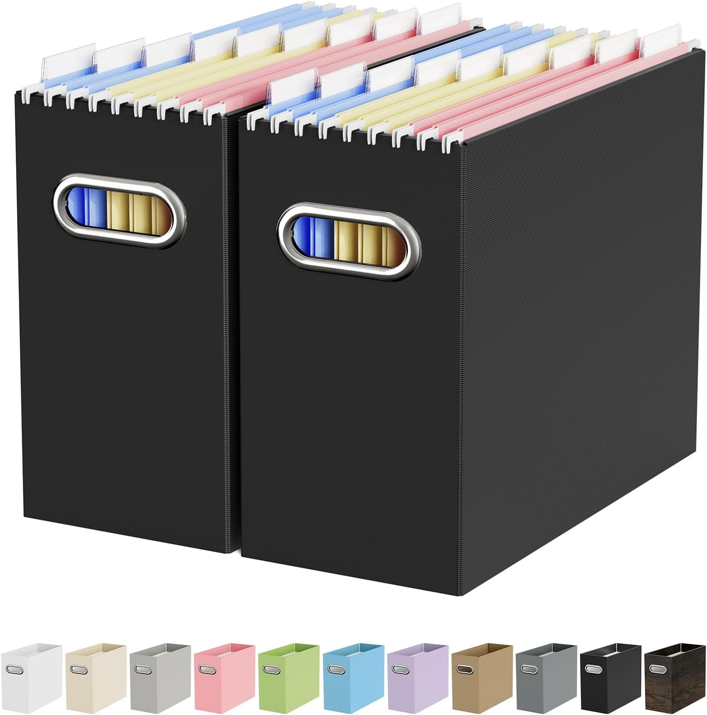 Cardboard File Organizer Box for Hanging File Folders Letter Size,File ...