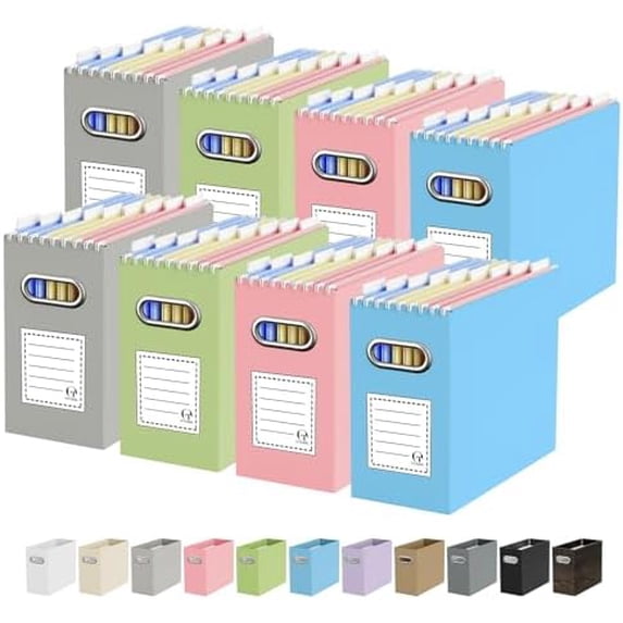 Cardboard File Organizer Box for Hanging File Folders Letter Size,File ...