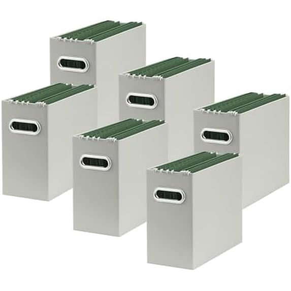 Cardboard File Organizer Box for Hanging File Folders Letter Size,File ...