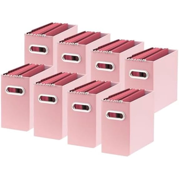 Cardboard File Organizer Box for Hanging File Folders Letter Size,File ...