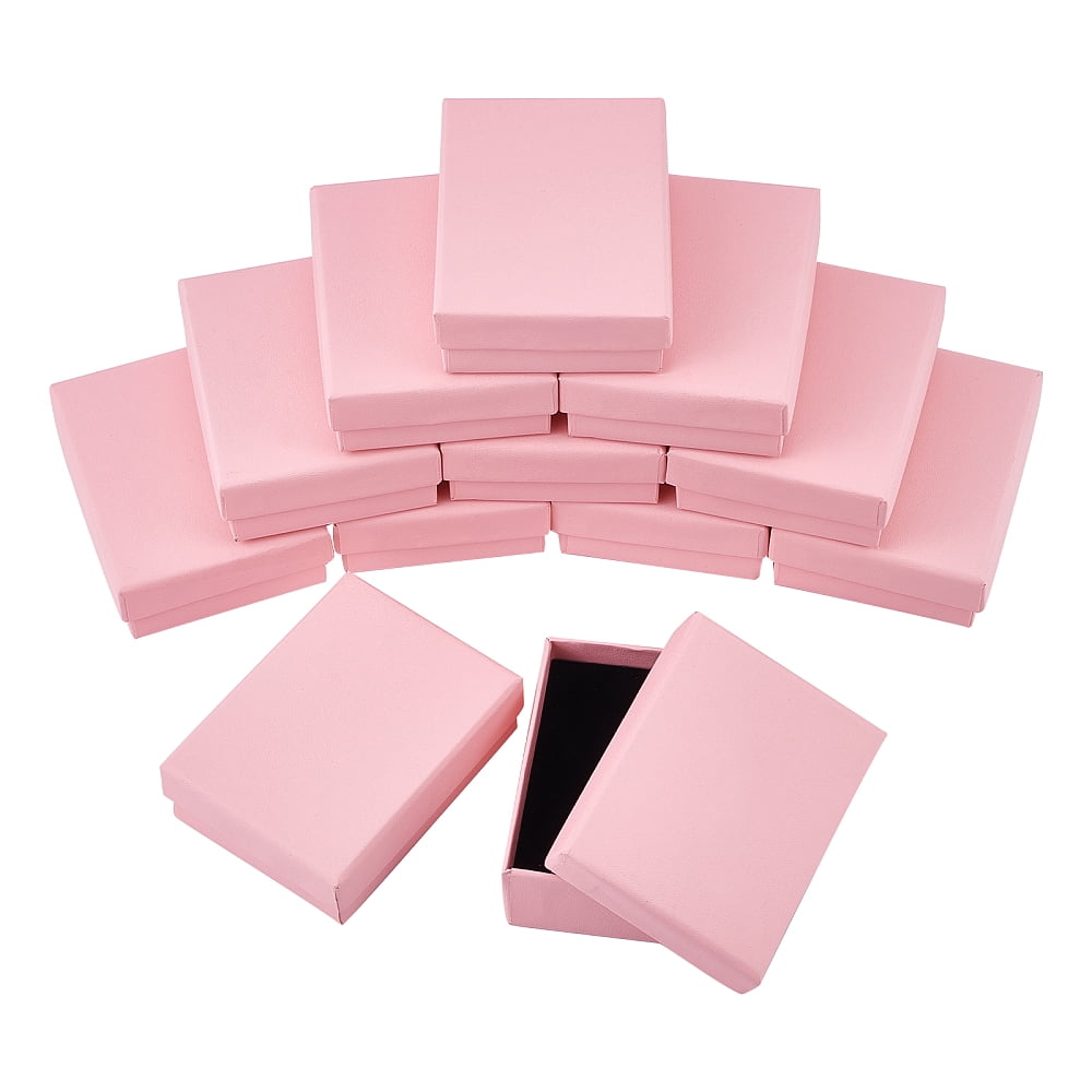 Cardboard Jewelry Boxes with Sponge Pad Inside Rectangle for ...