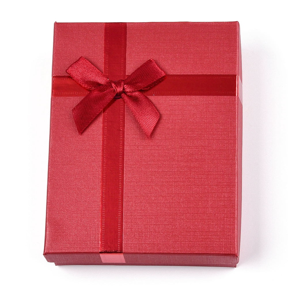 Cardboard Jewelry Necklace Boxes with White Sponge for Jewelry Gift ...