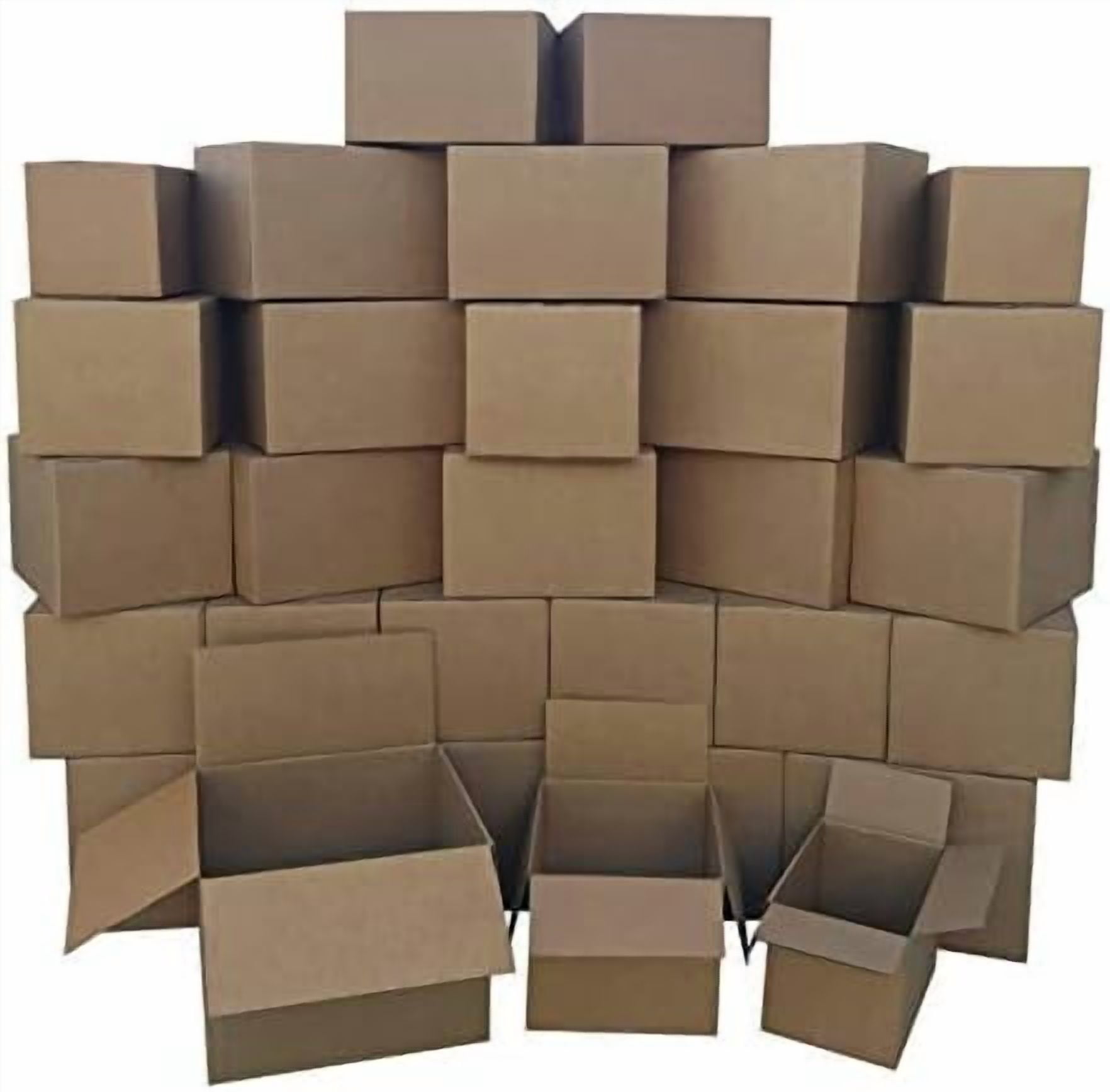 Cardboard Moving Boxes in Small, Medium and Large Sizes (Assorted ...