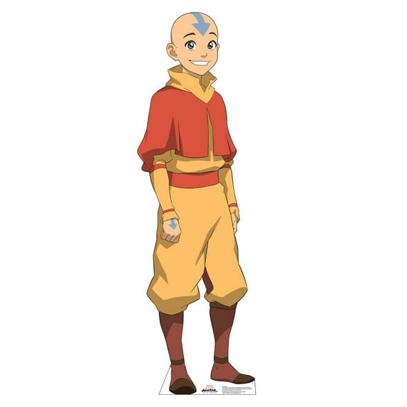 Cardboard People Aang Life Size Cardboard Cutout Standup - Avatar: The ...