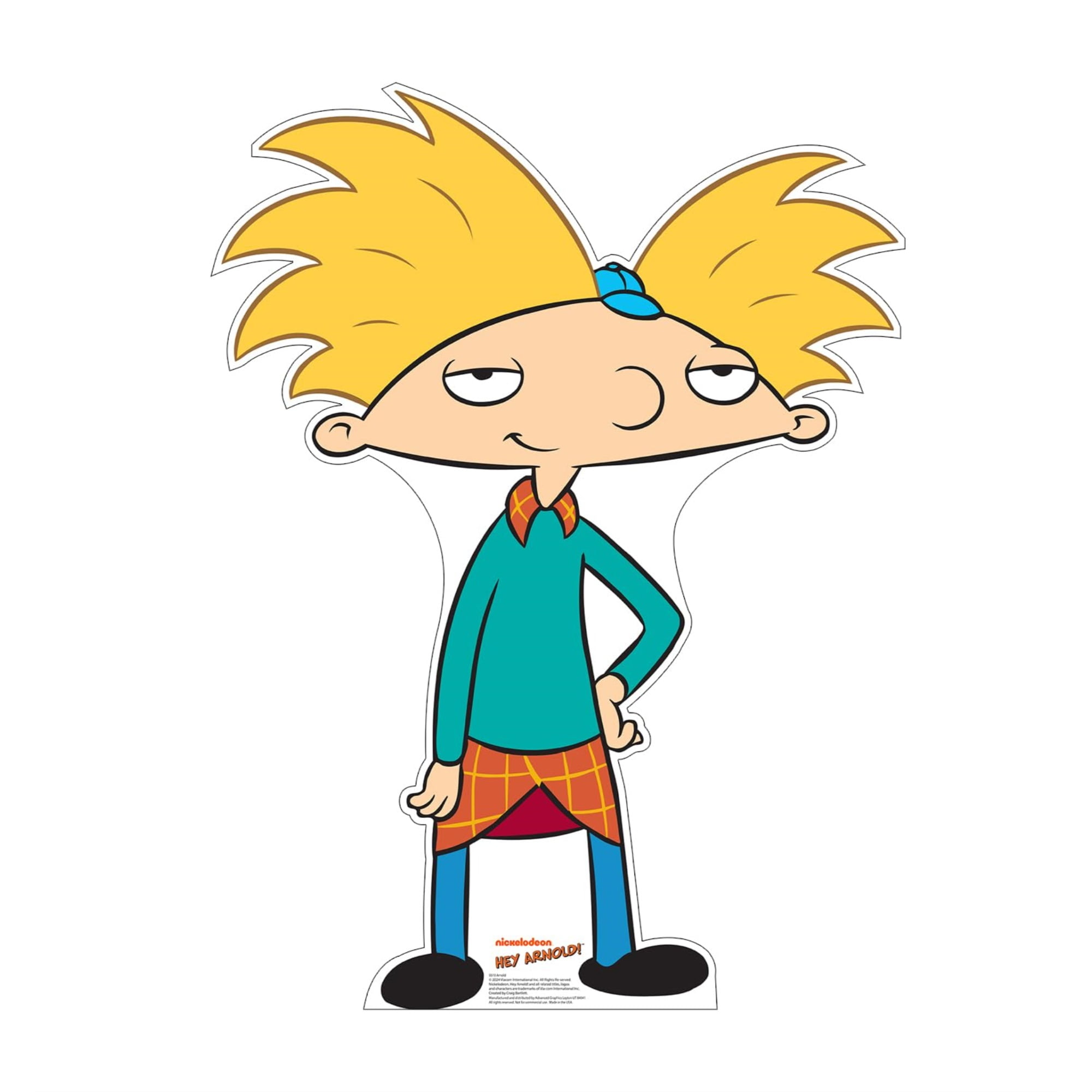 Cardboard People Arnold Life Size Cardboard Cutout Standup - Hey Arnold ...