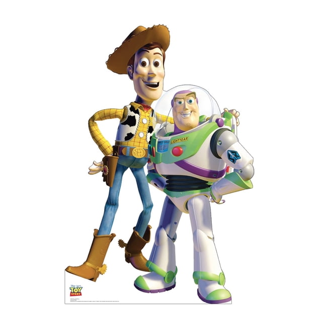 Cardboard People Buzz and Woody Refresh Cardboard Cutout Standup ...