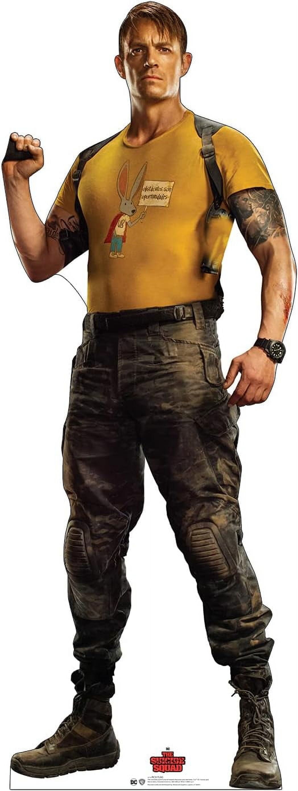 Cardboard People Rick Flag Life Size Cardboard Cutout Standup - WB The ...