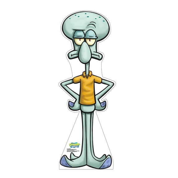 Cardboard People Squidward Life Size Cardboard Cutout Standup ...