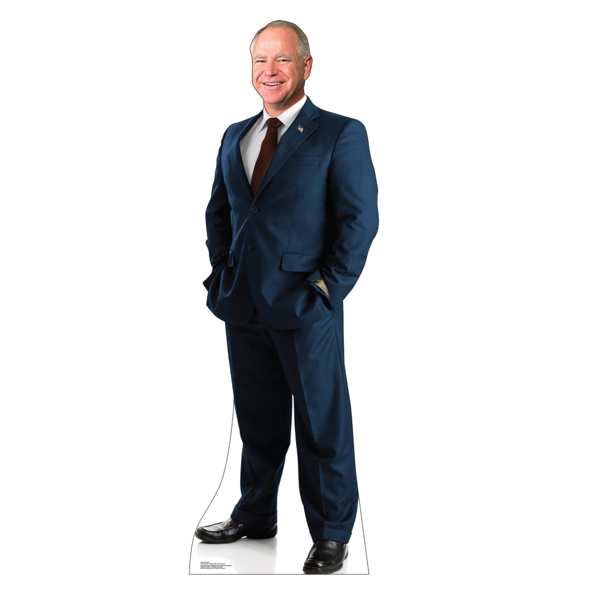 Cardboard People Tim Walz Standee Life Size Cardboard Cutout Standup ...