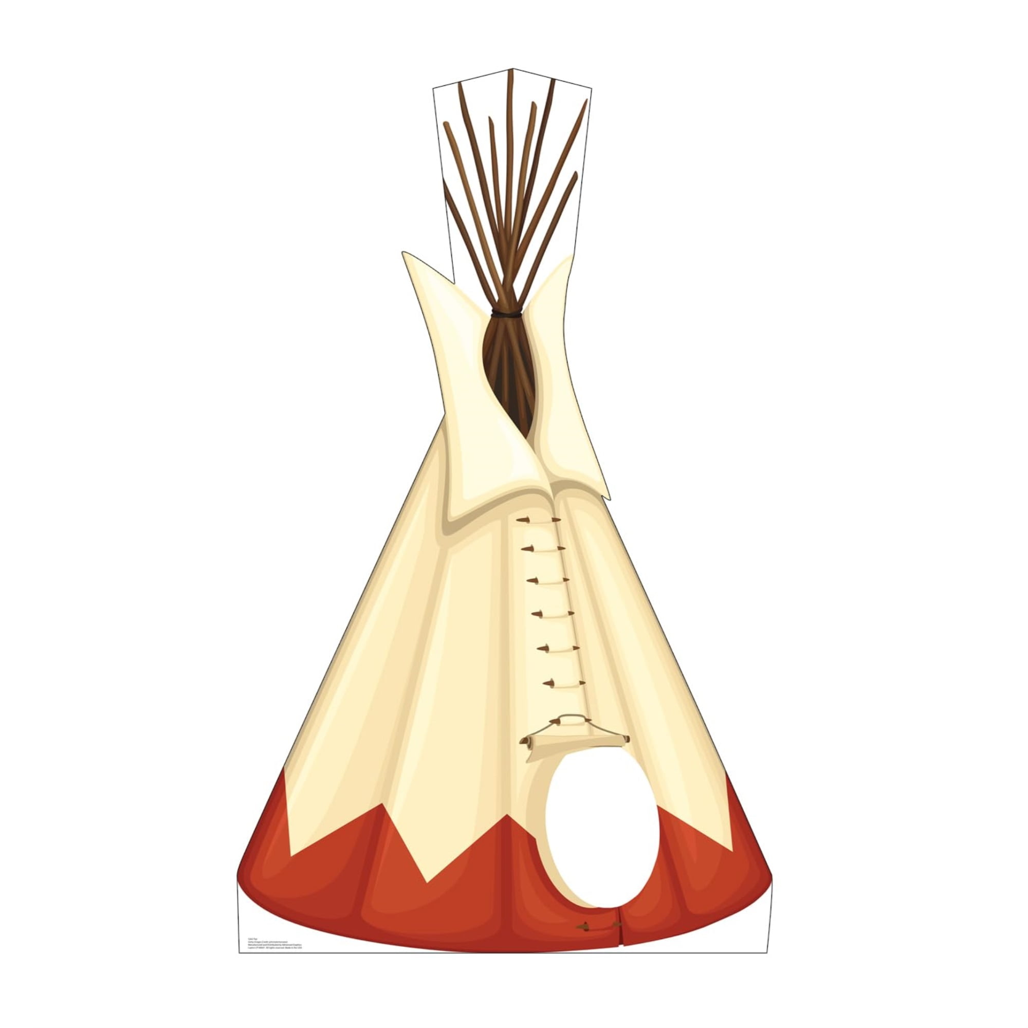 Cardboard People Tipi Life Size Cardboard Cutout Standup - Walmart.com
