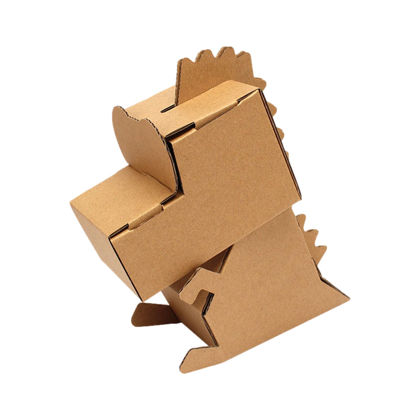 Cardboard Playhouse,Cardboard Coloring Playhouse,Paper Toys DIY Making ...