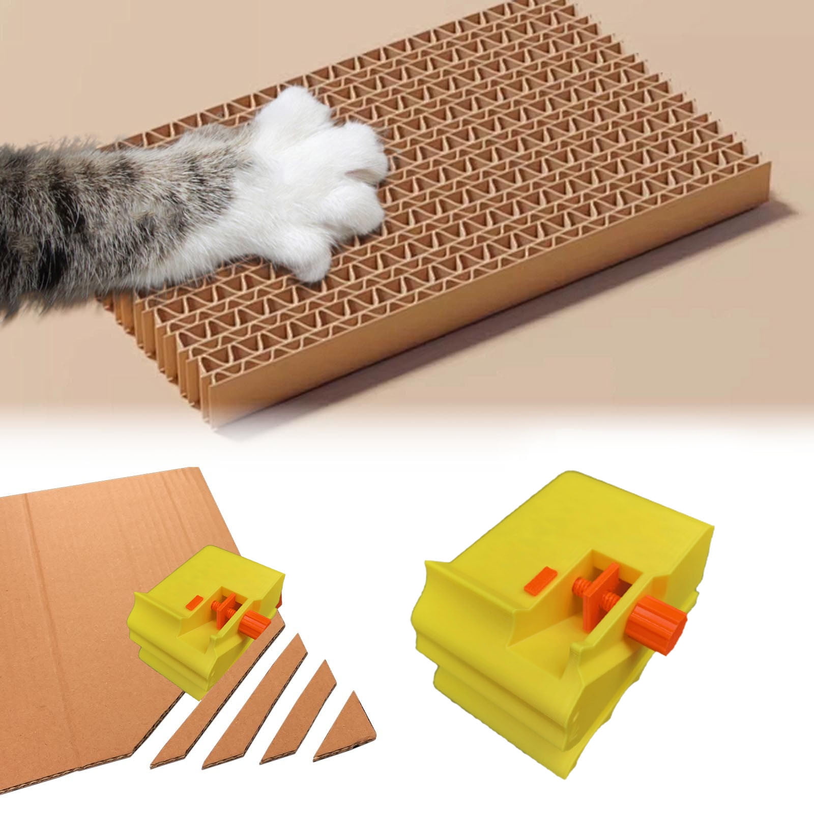 Cardboard Scratcher Cutter DIY Strip Cutting Machine for Crafting Pet ...