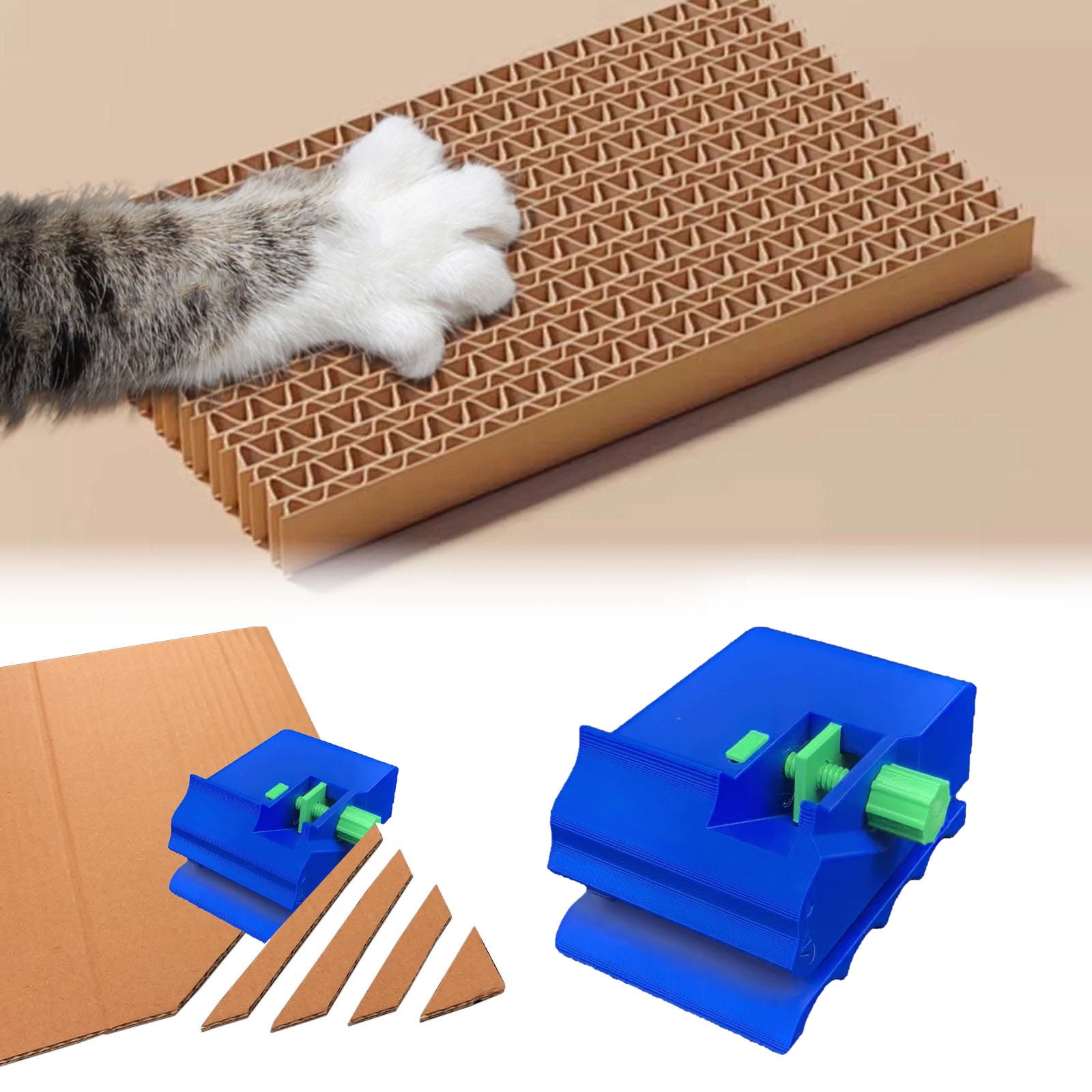 Cardboard Scratcher Cutter DIY Strip Cutting Machine for Crafting Pet ...