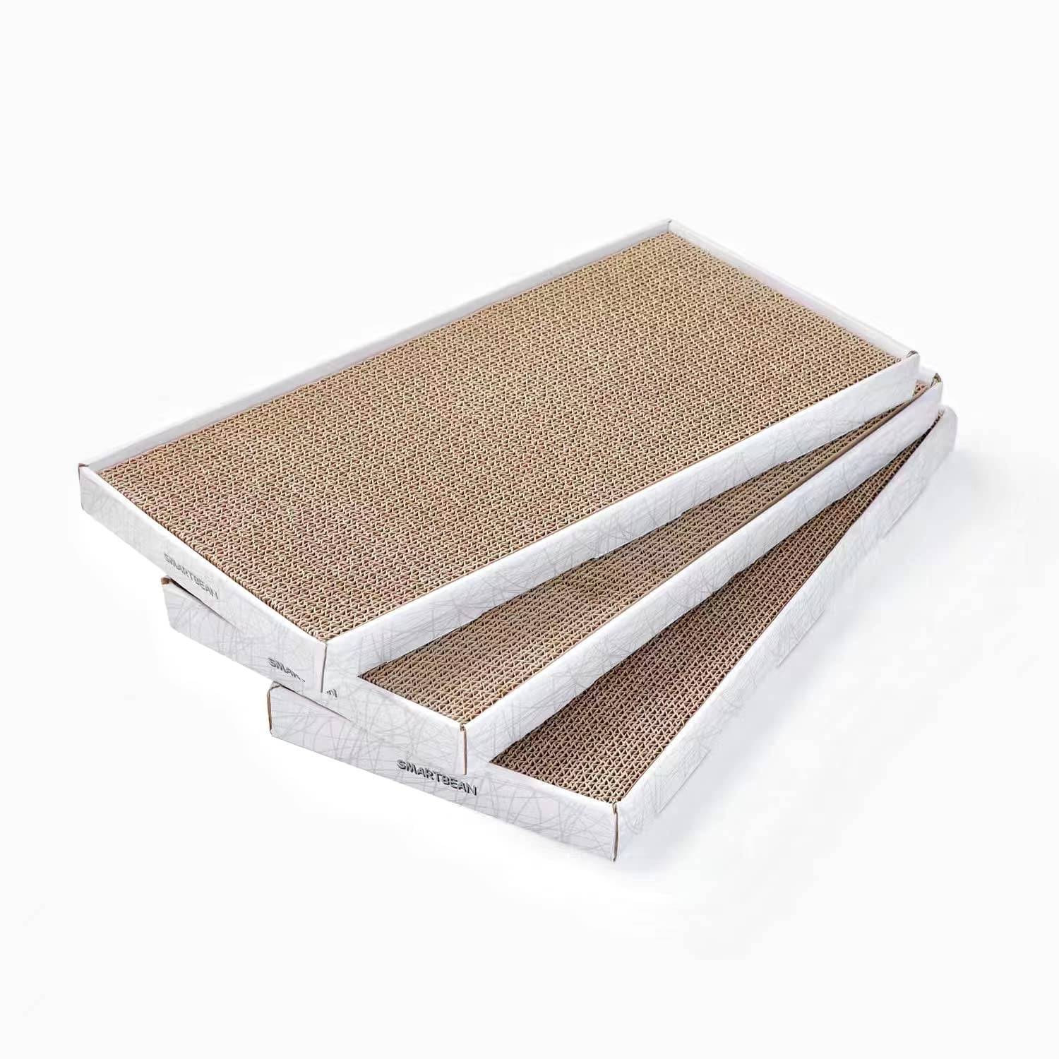 Cardboard Scratcher Pad Scratching Post: 3Pcs Cat Cardboard,Cat Scratch ...