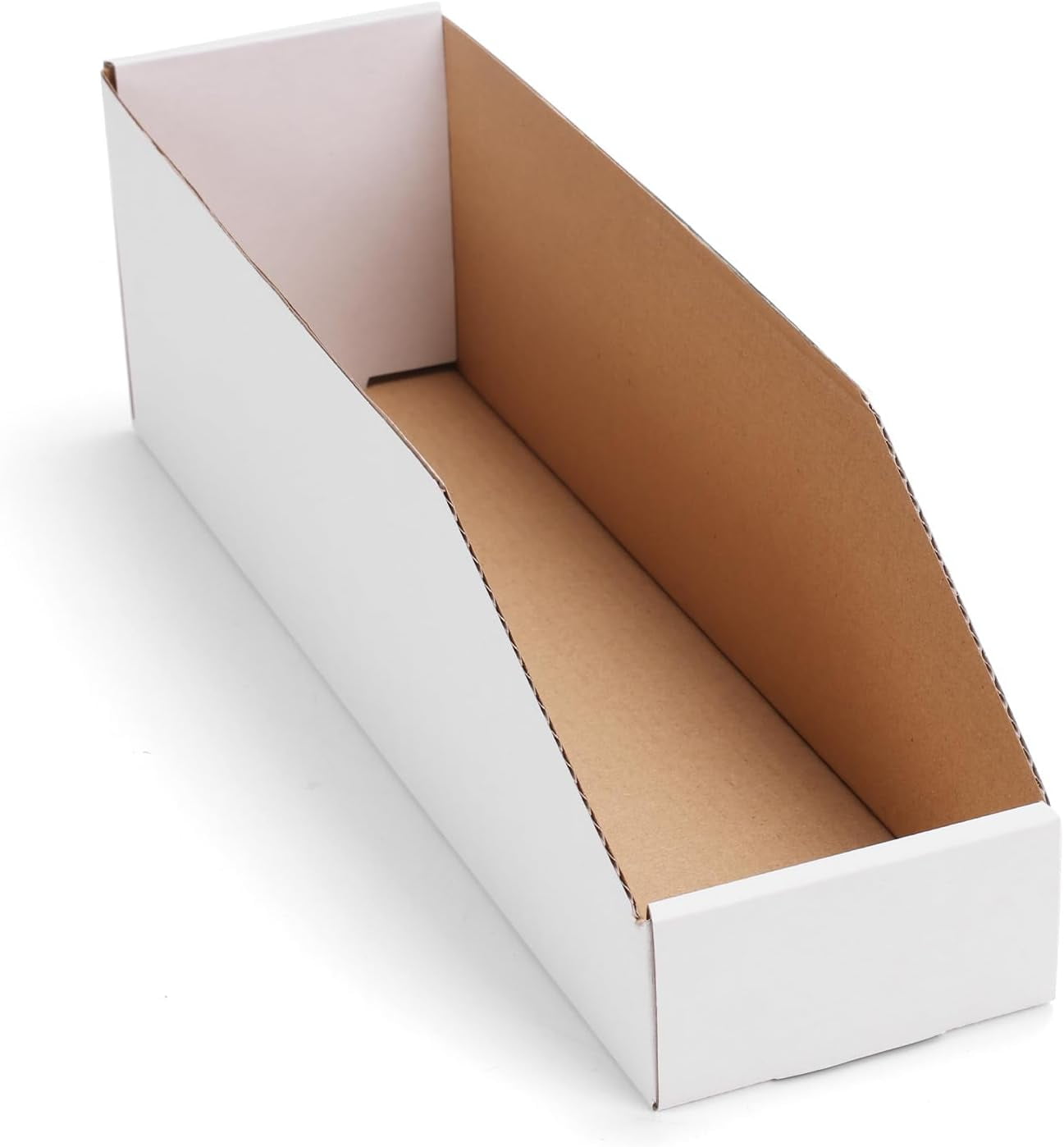 Cardboard Storage Bins 35 Pack, 15x4x4.5 Inch Cardboard Boxes ...