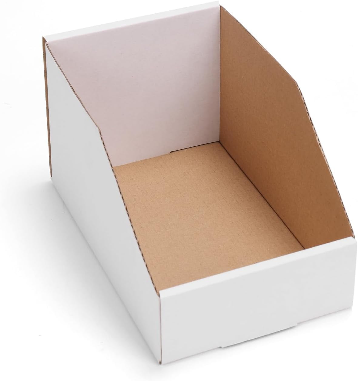Cardboard Storage Bins 35 Pack, 9.4x4x4.5 Inch Cardboard Boxes ...
