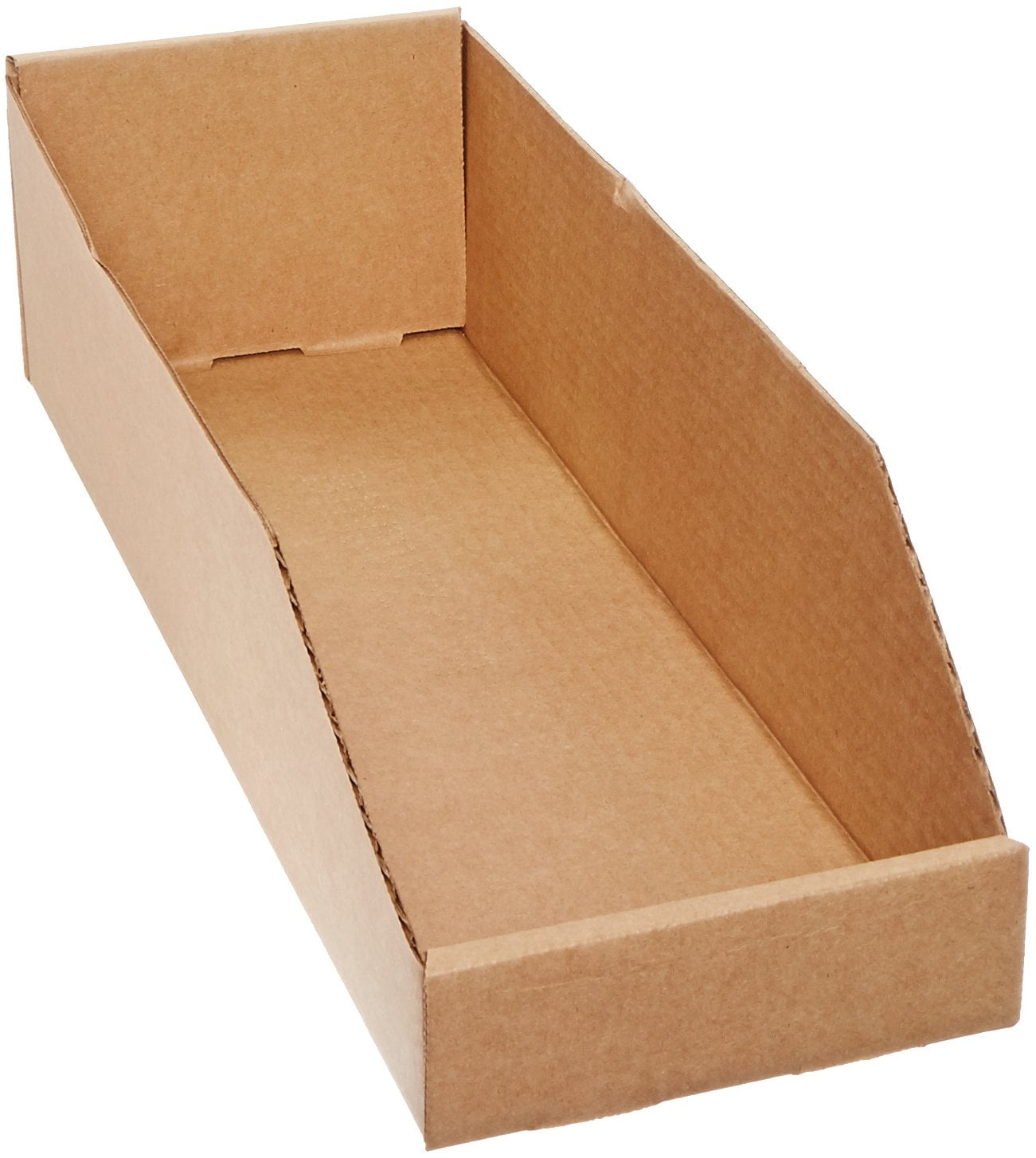 Cardboard Storage Bins, 6"x 18"x 4 1/2", , Pack of 50, for Warehouse ...