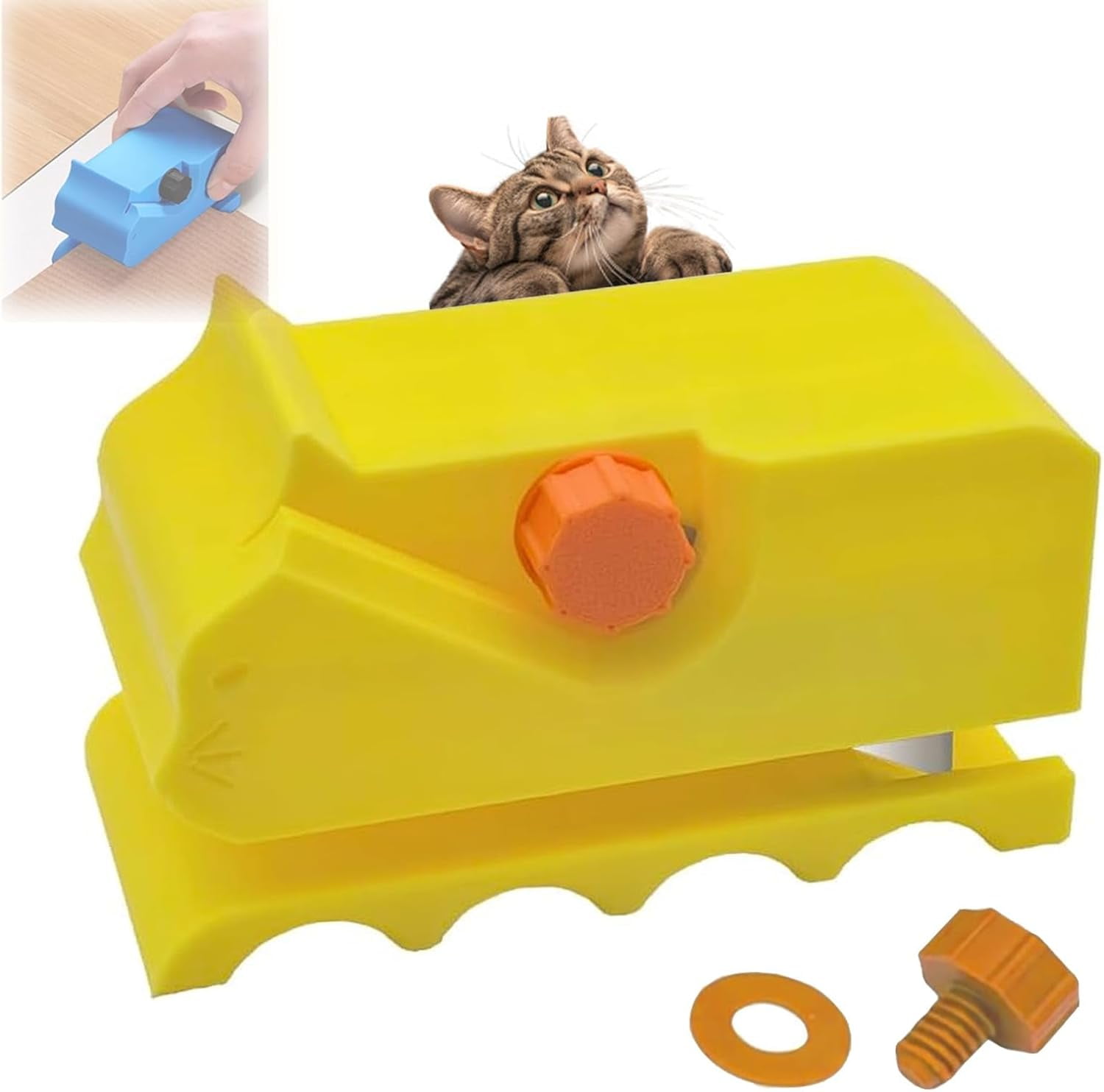 Cardboard Strip Cutter for Cat Scratcher, 3D Printed Kitten Shaped ...