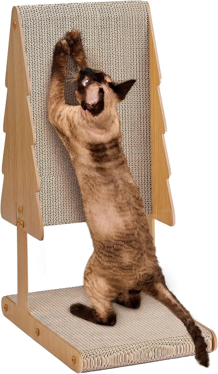 Cardboard scratching post for indoor cats, corrugated scratching post ...