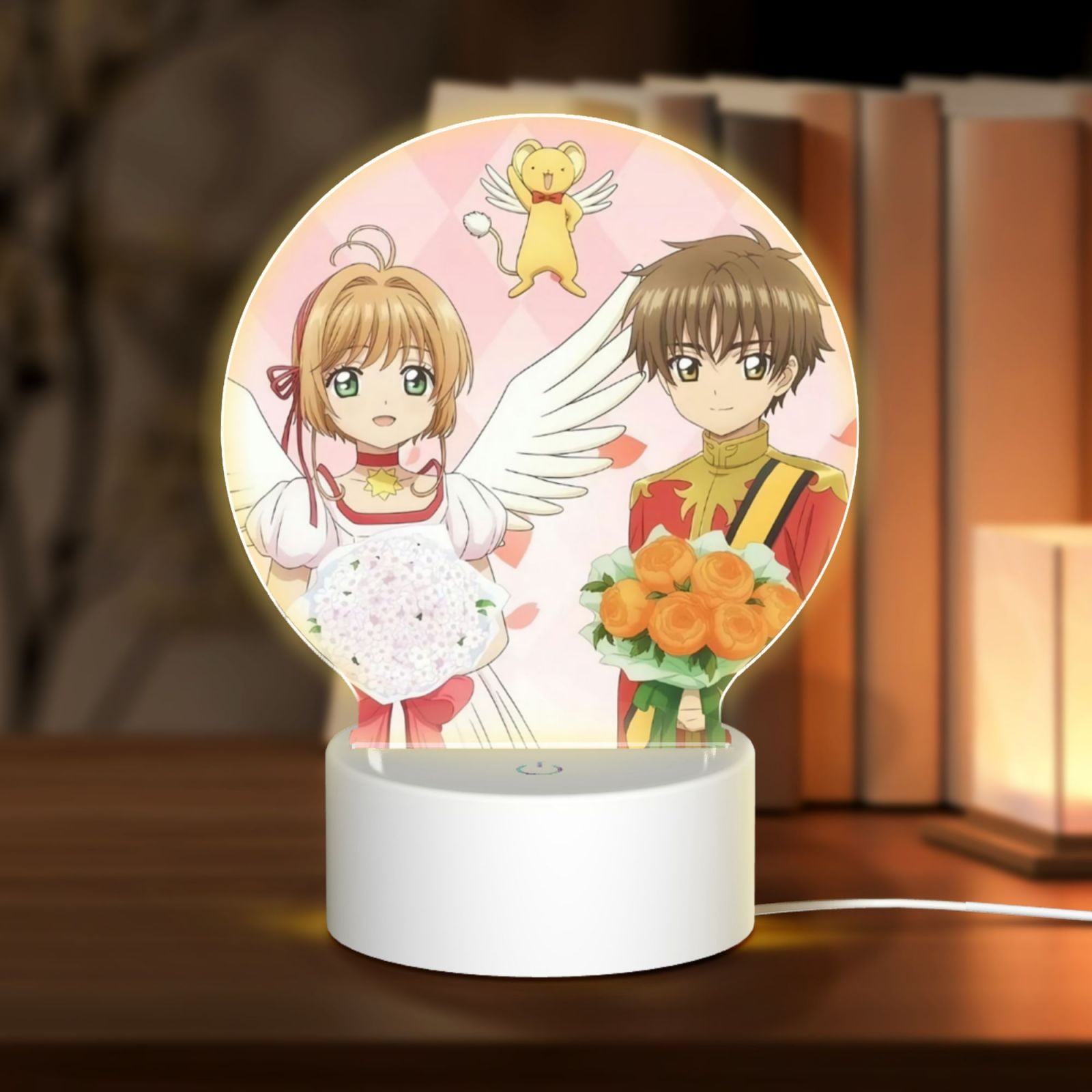 Cardcaptor Sakura Anime Round Acrylic Night Light Is Suitable For Rooms ...