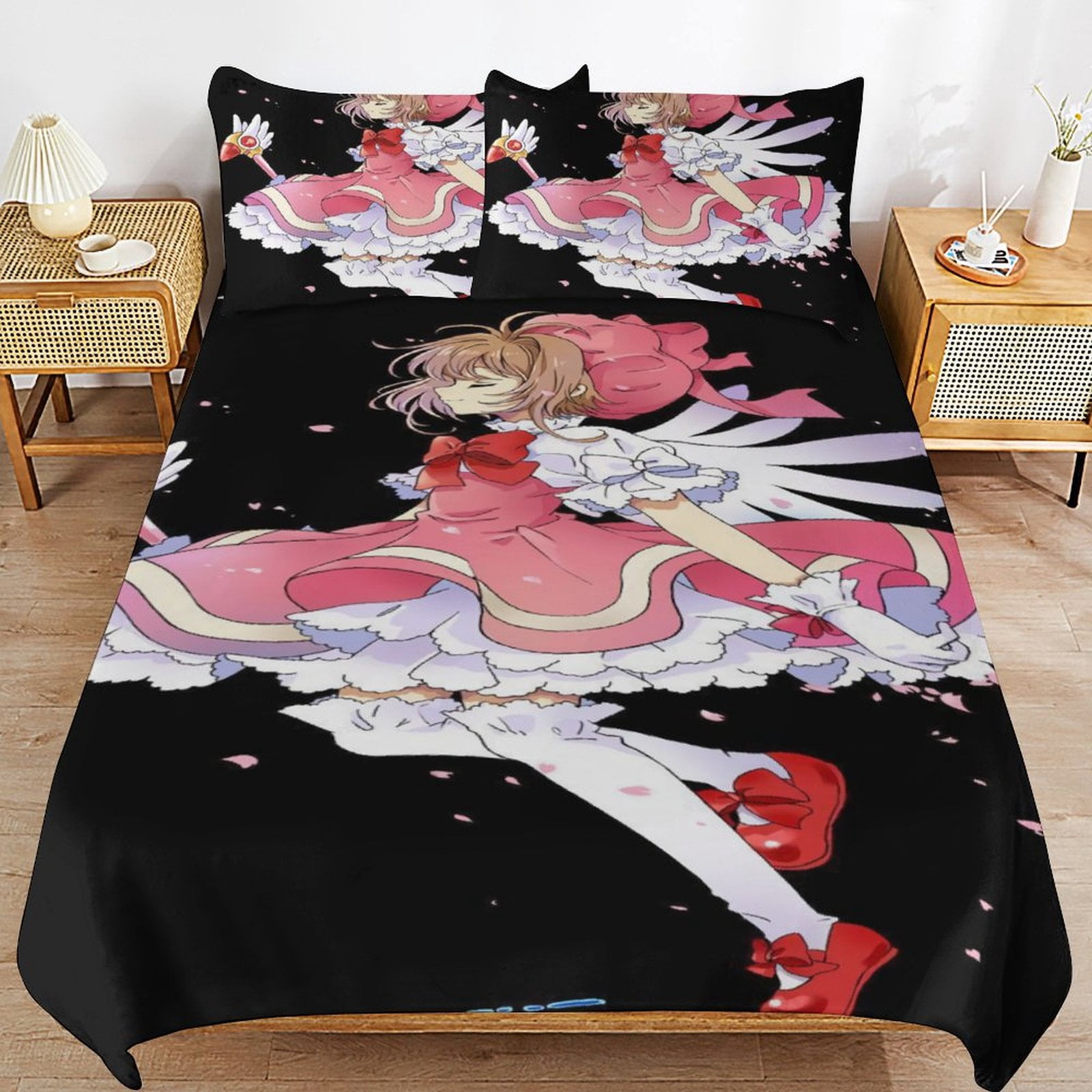 Cardcaptor Sakura Duvet Cover Set 3 Pieces, Ultra Soft Comfortable ...