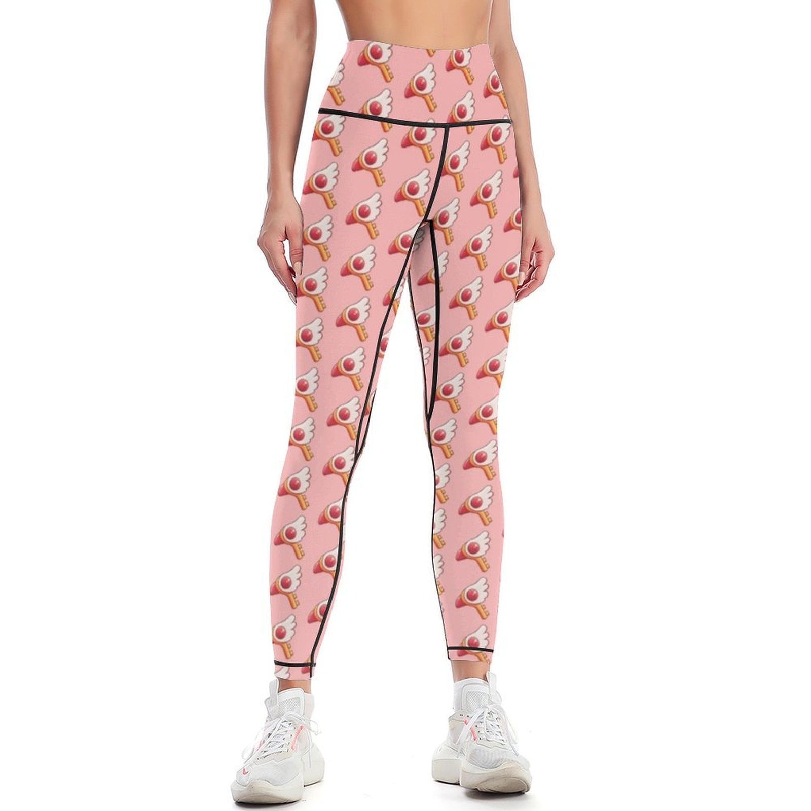 Cardcaptor Sakura Key Dormant Wing Necklace Leggings sport pants ...