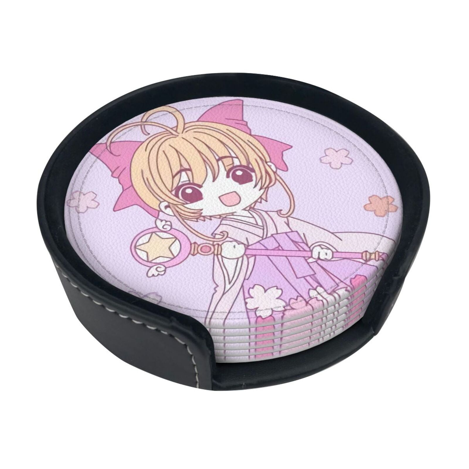 Cardcaptor Sakura Personalized Custom Ceramics Coasters For Drink Absorbent Bar Coasters With ...