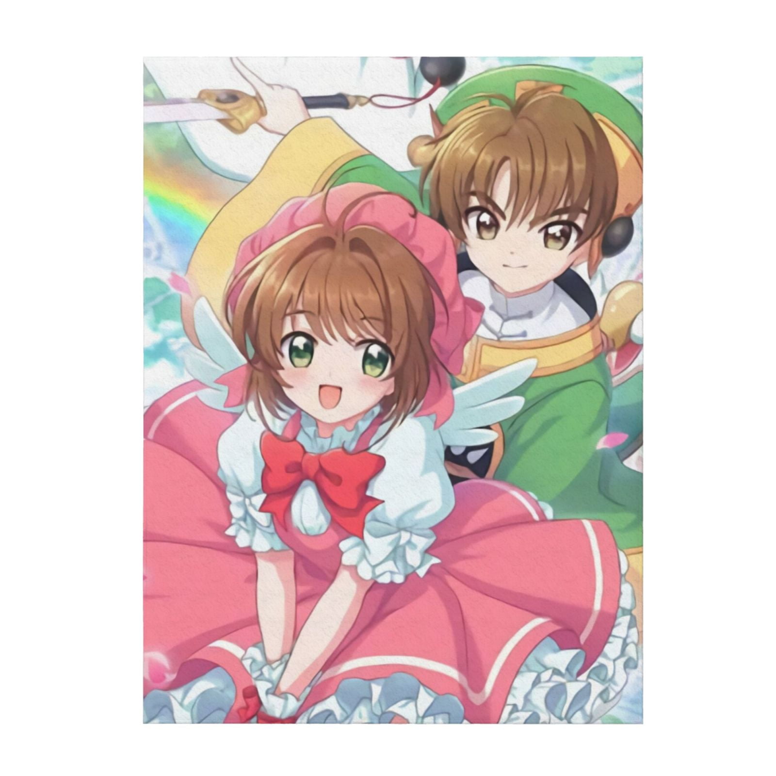 Cardcaptor Sakura Plush Throw Blanket Super Soft Wool Blanket, Sofa And Bed Comfort, Home Decor ...