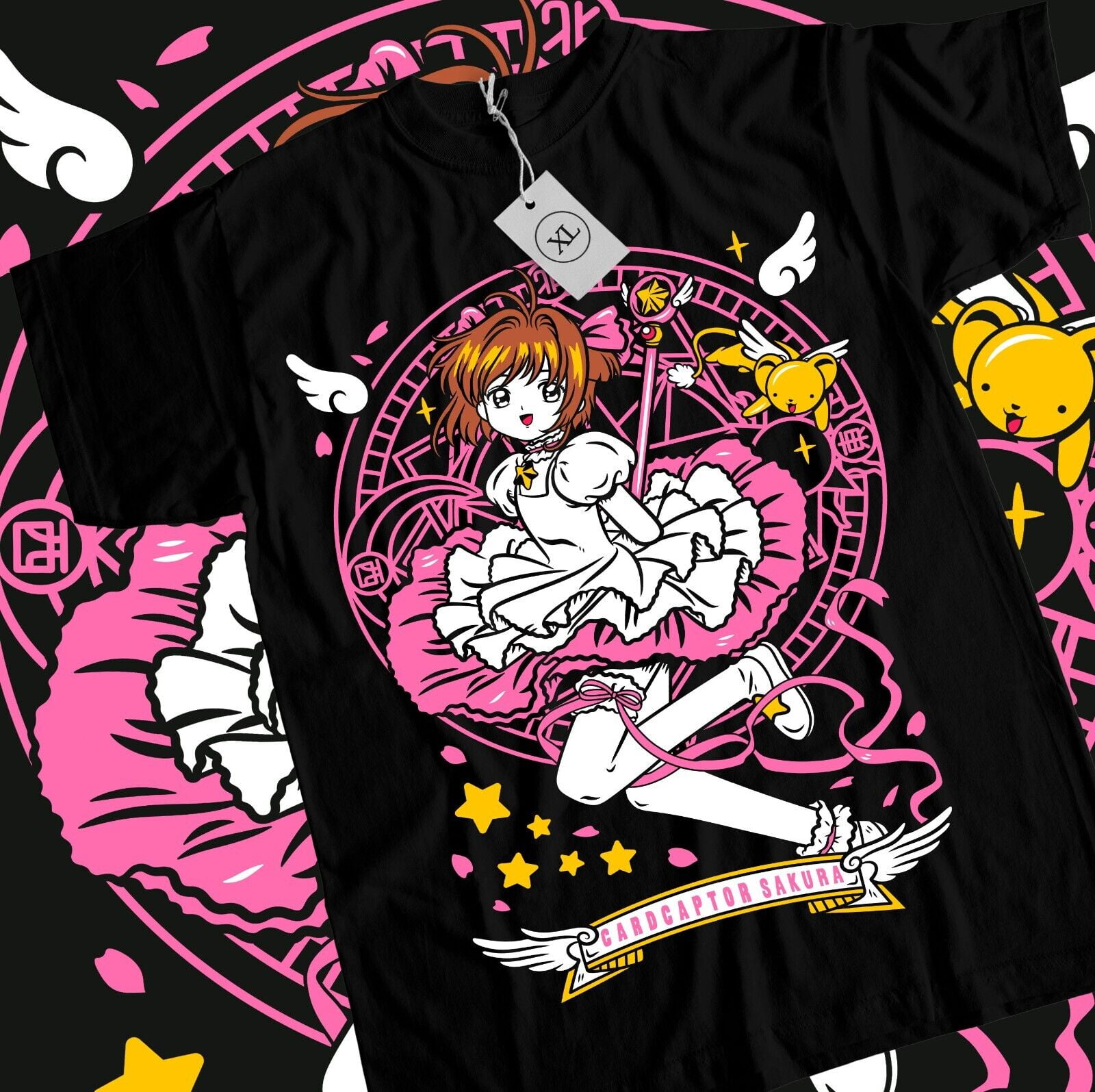 Cardcaptor Sakura Shirt Kero-Chan Anime Girl Kawaii Manga Tee - Walmart.com
