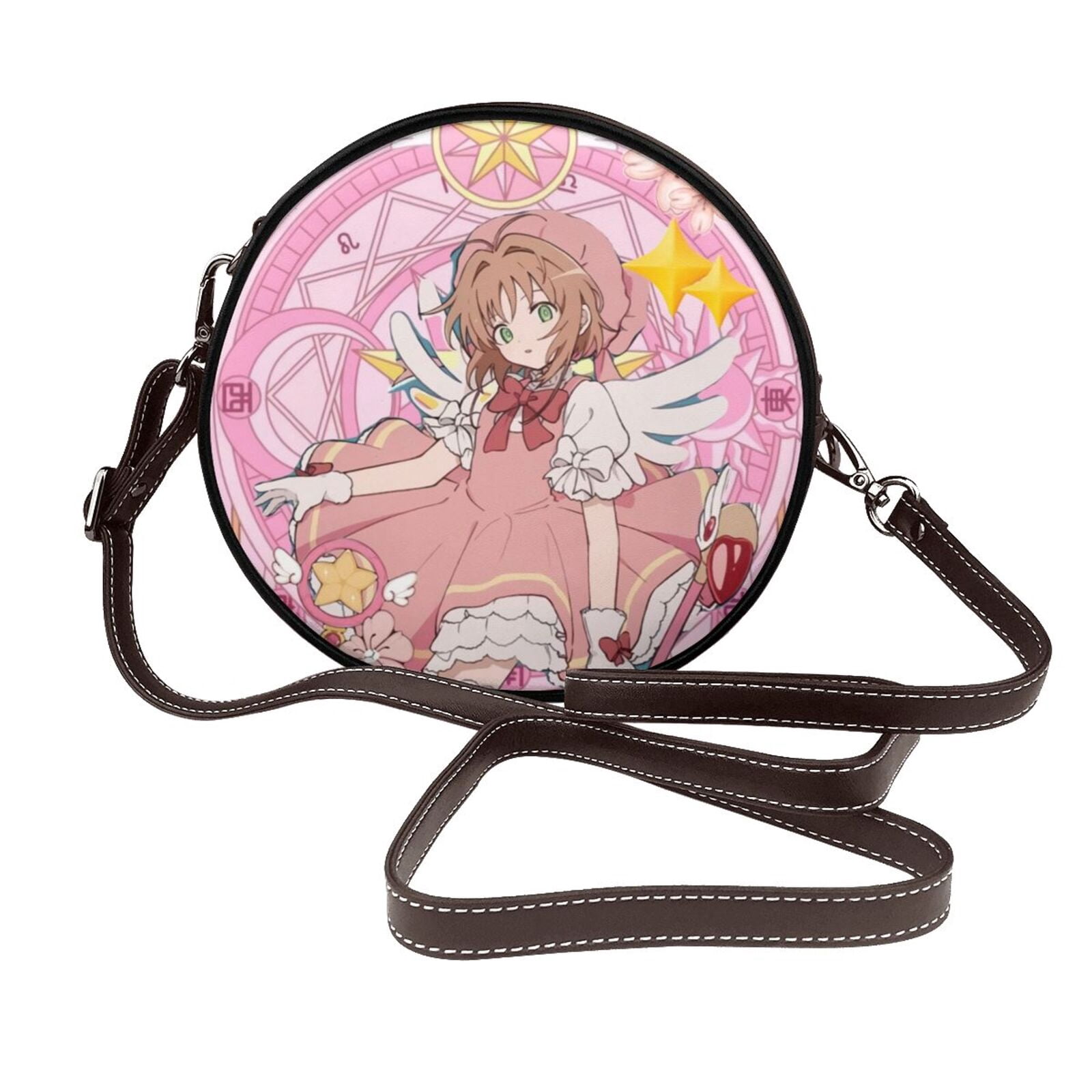 Cardcaptor Sakura Women'S Crossbody Bag, Fashion Multi-Purpose Leather ...