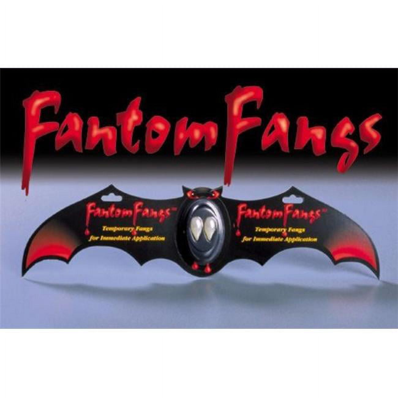 Carded Fantom Bat Fangs Halloween Accessory - Walmart.com