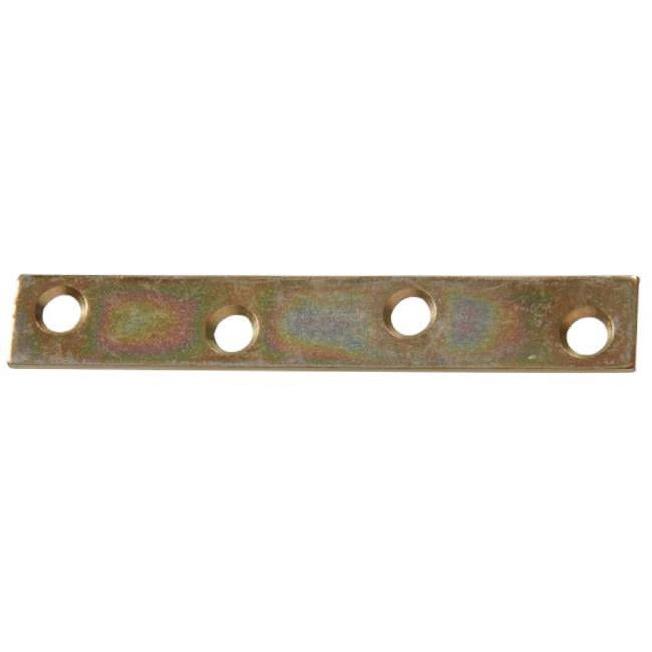 Carded - Mending Brace, Zinc & Yellow - 4 x 0.625 in. - Walmart.com