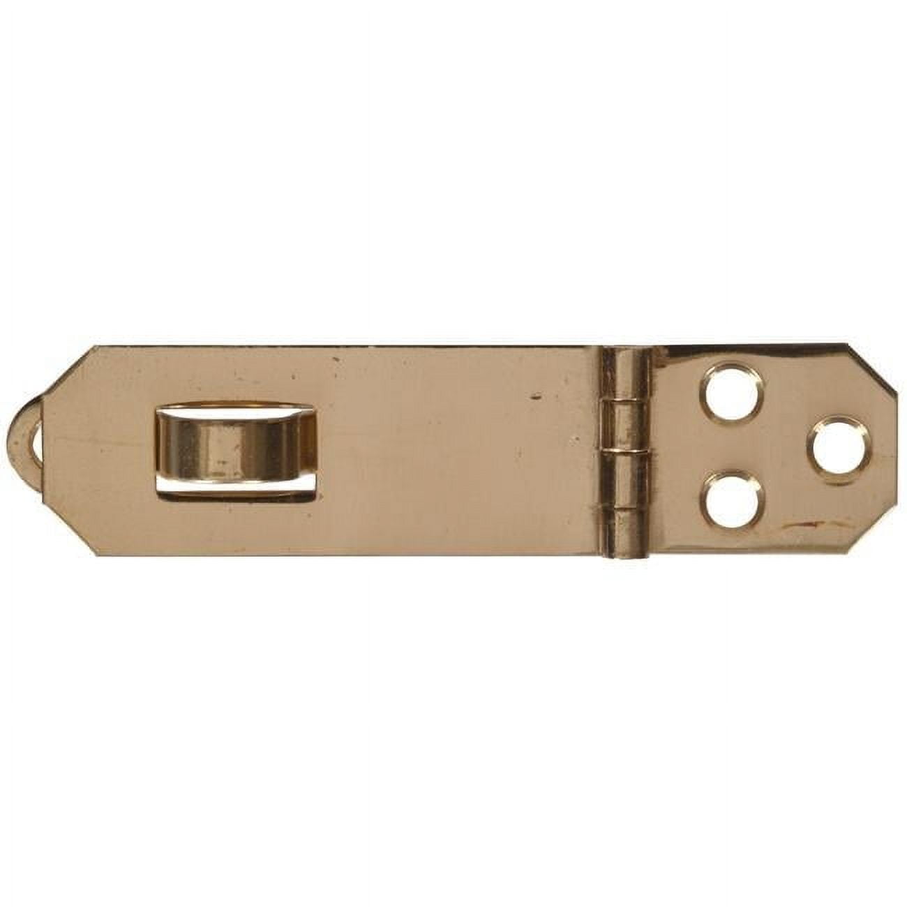 Carded - Mini Hasp Hinges, Solid & Brite Brass - 0.75 in. - Walmart.com