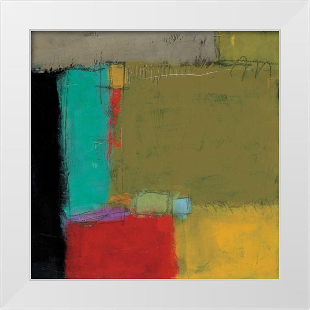 Cardenas, Jason 12x12 White Modern Wood Framed Museum Art Print Titled ...