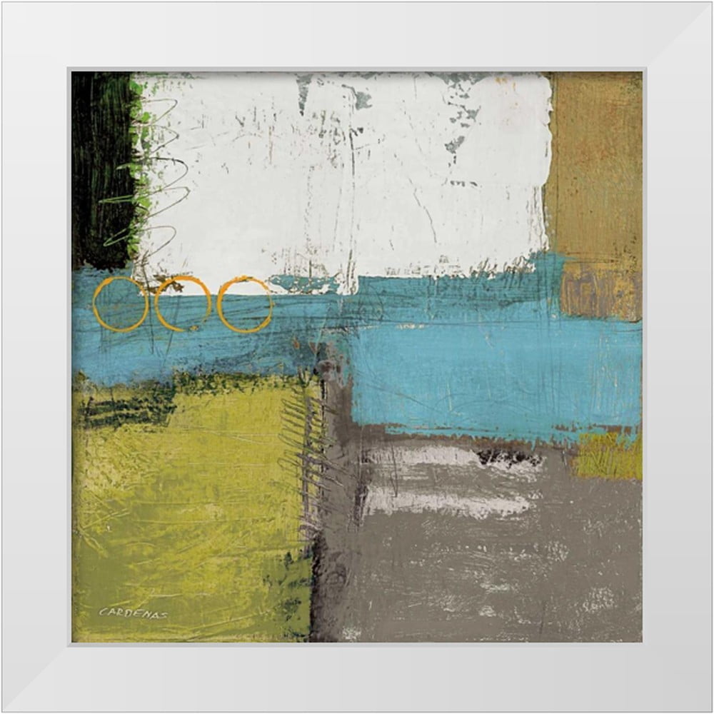 Cardenas, Jason 20x20 White Modern Wood Framed Museum Art Print Titled ...