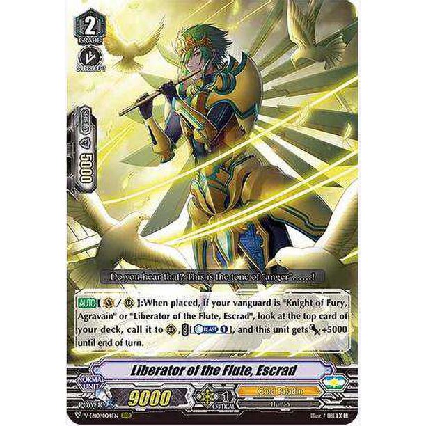 Cardfight Vanguard The Mysterious Fortune RRR Rare Liberator of the Flute, Escrad V-EB10/004 ...