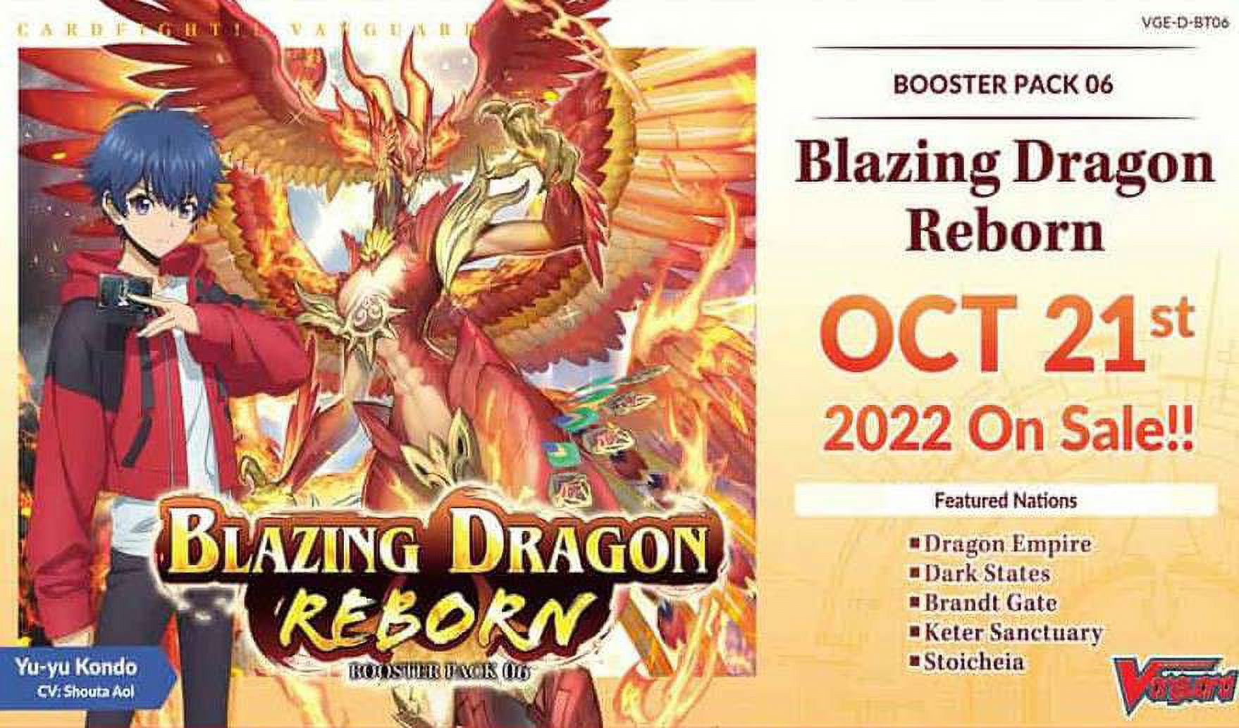 Cardfight Vanguard overDress Blazing Dragon Reborn Booster Box - Walmart.com